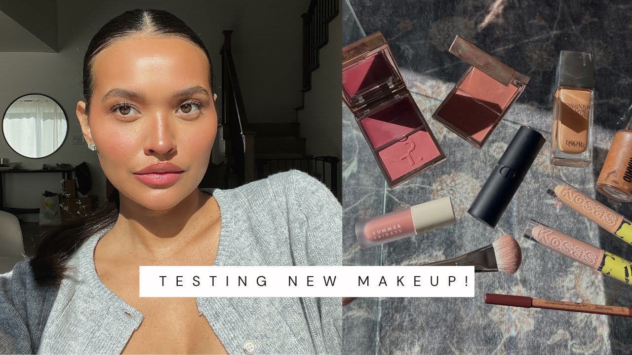 Natural Glam with All New Makeup Products! - YouTube