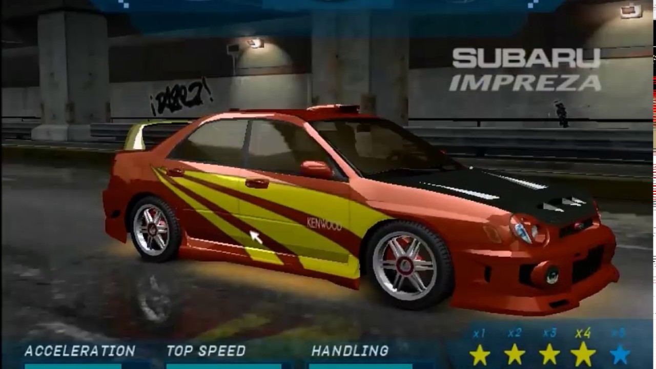 Need for Speed Underground - All Rival and Custom Cars part 2 - YouTube