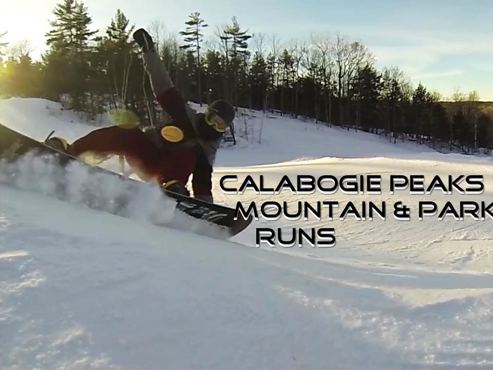 Calabogie Peaks Mountain & Park Runs | Snowboarding - YouTube