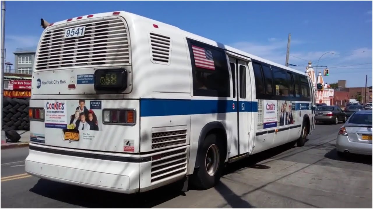 MTA: 1998 NovaBus T80-206 RTS-06 [9541] Q58 bus - YouTube