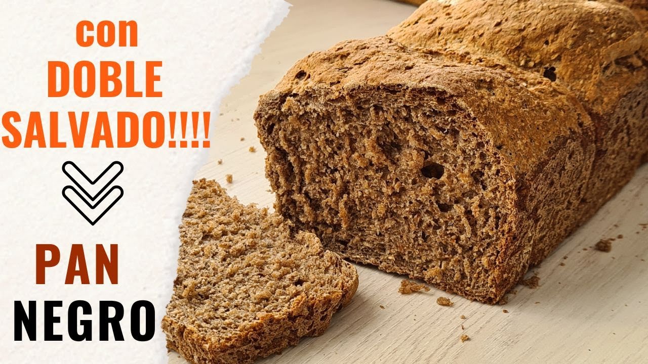 PAN NEGRO😊😊con DOBLE SALVADO - YouTube