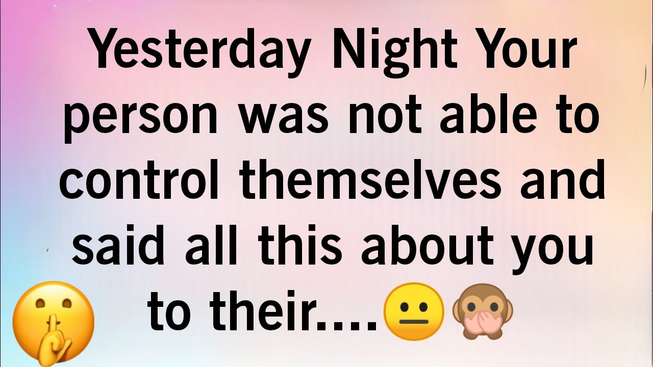 Yesterday Night Your Person was Not Able To Control Themselves...😱 ...