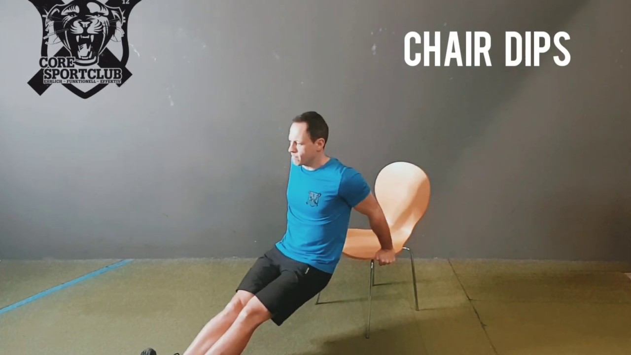 Chair Dips - YouTube