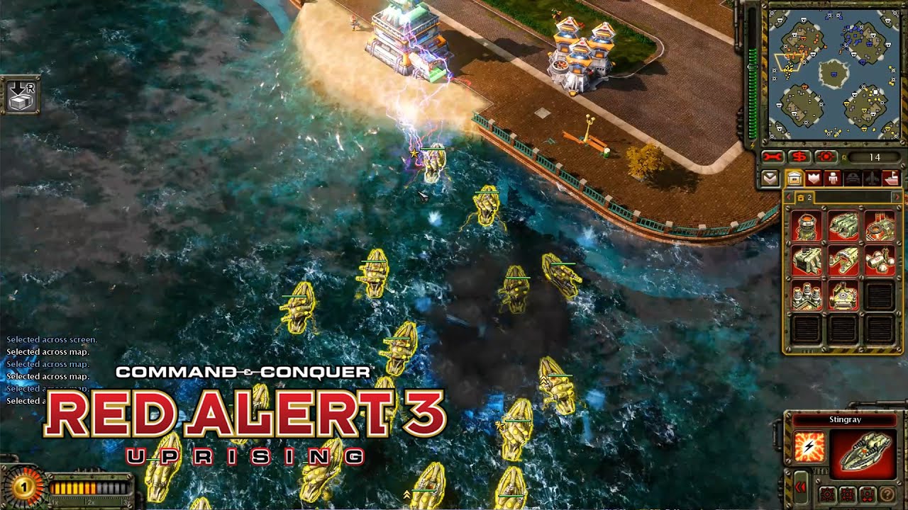 Red Alert 3 Uprising Commander Challenge - Aircraft Carrier - YouTube