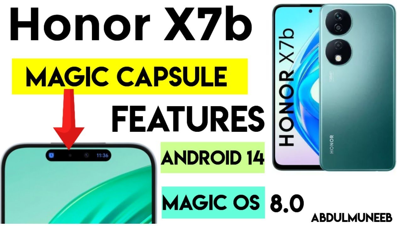 HONOR X7b - The Magic Capsule You Didn't Know You Needed - YouTube