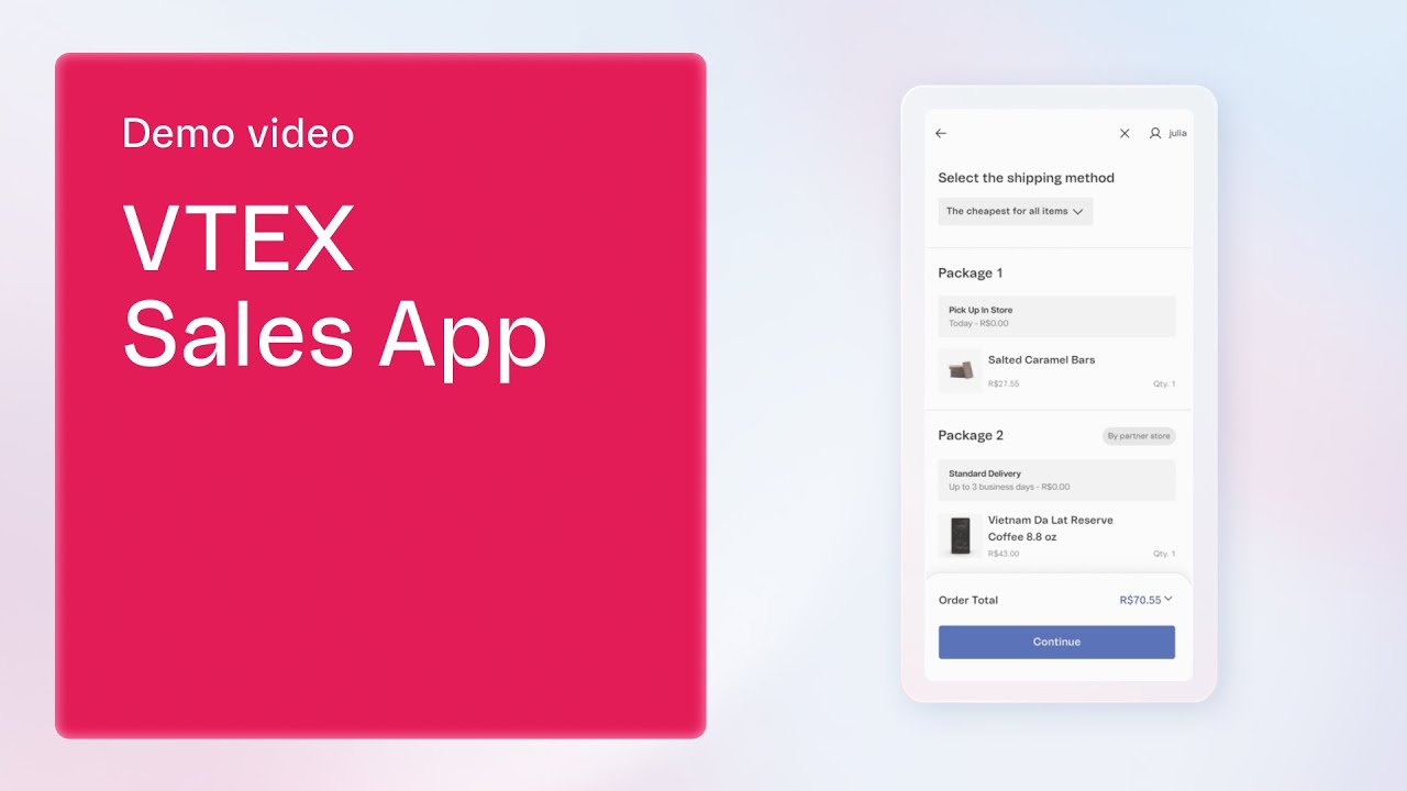 VTEX Sales App: all your inventory and customer data in the hands of your sales reps - YouTube