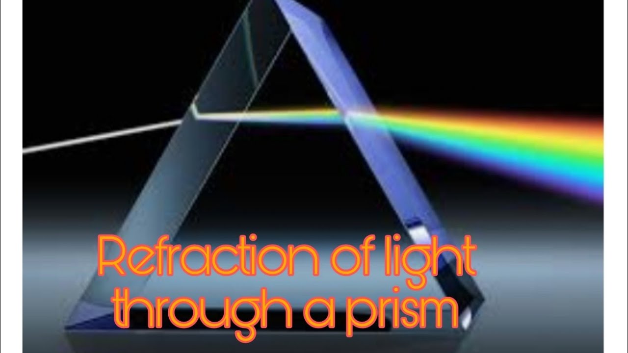 Dispersion of light through glass prism - YouTube