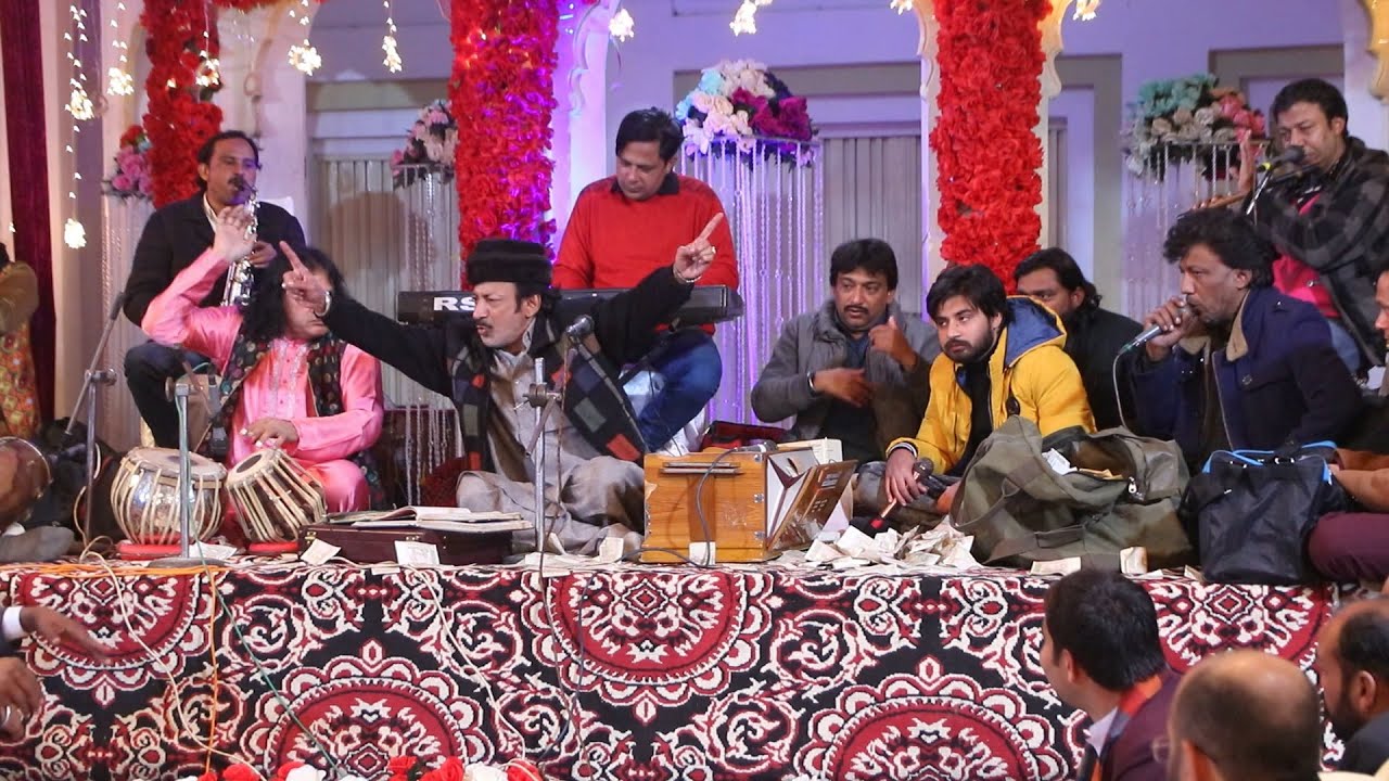 Hasan Sadiq Live Hit Qasida Qalandri Deewanay Lajpal day at Darbar ...