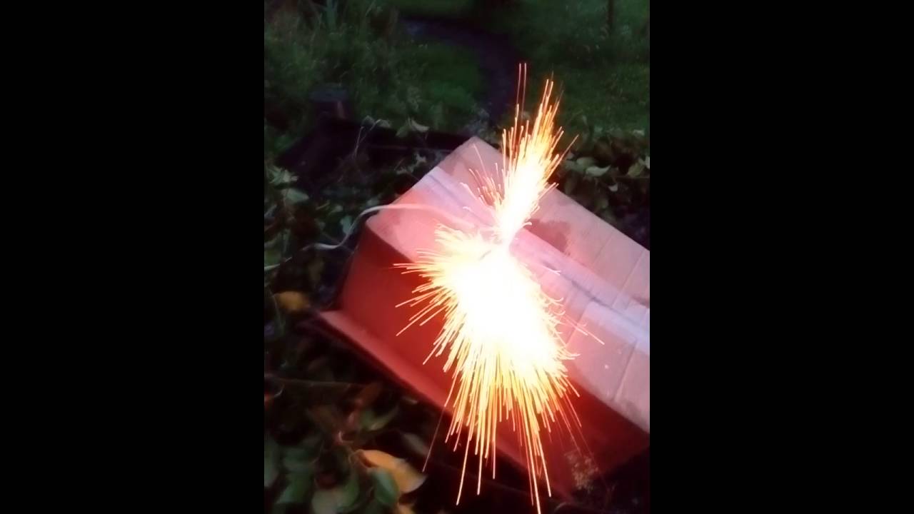Blackpowder-based pyrotechnic igniter test #3 - YouTube