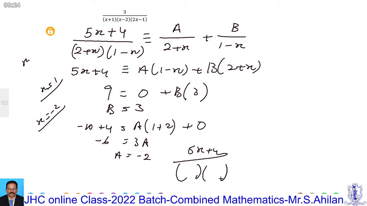Online Class - 2022 A/L - Combined Mathematics - YouTube
