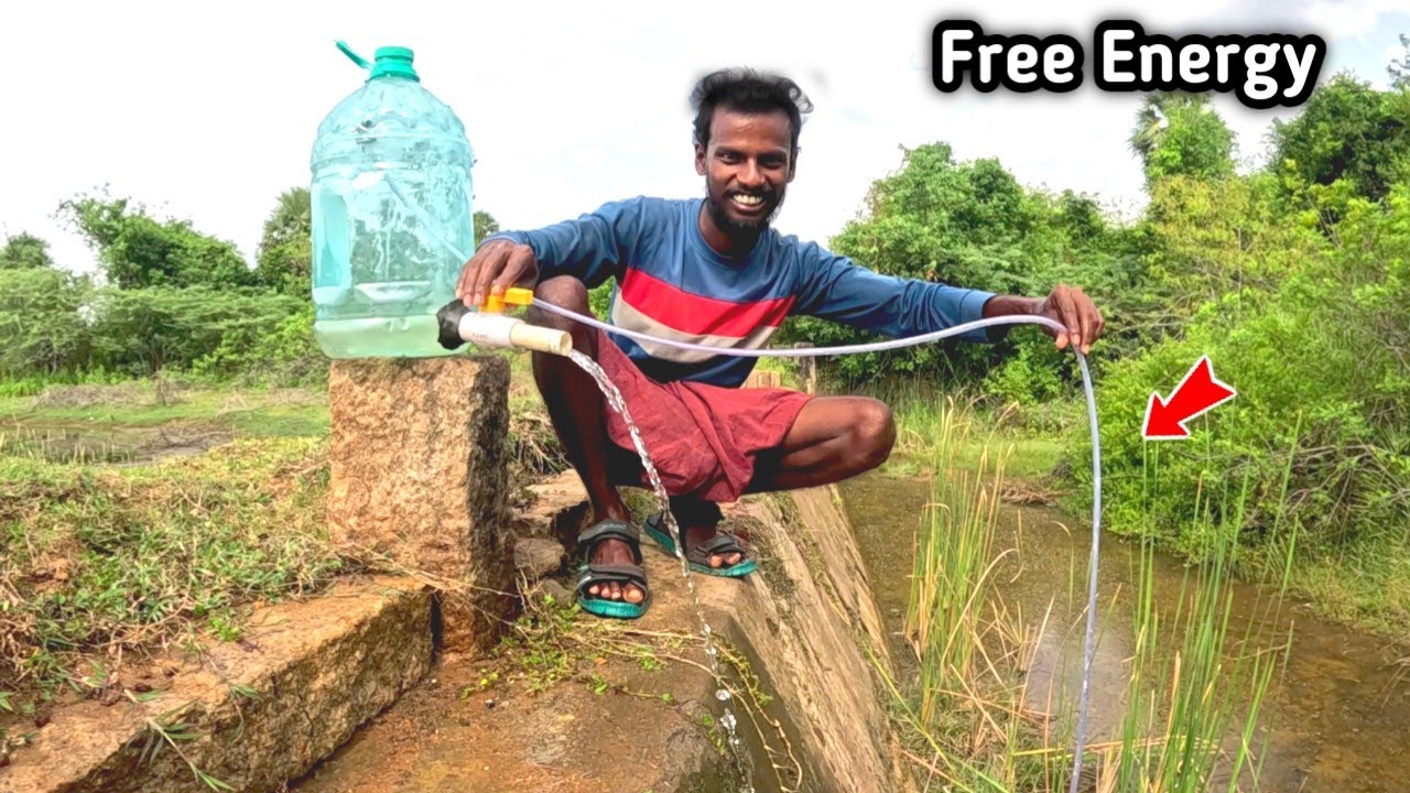 " Free Energy " water pump..! 💯 Working Non stop water #aogexperiment ...