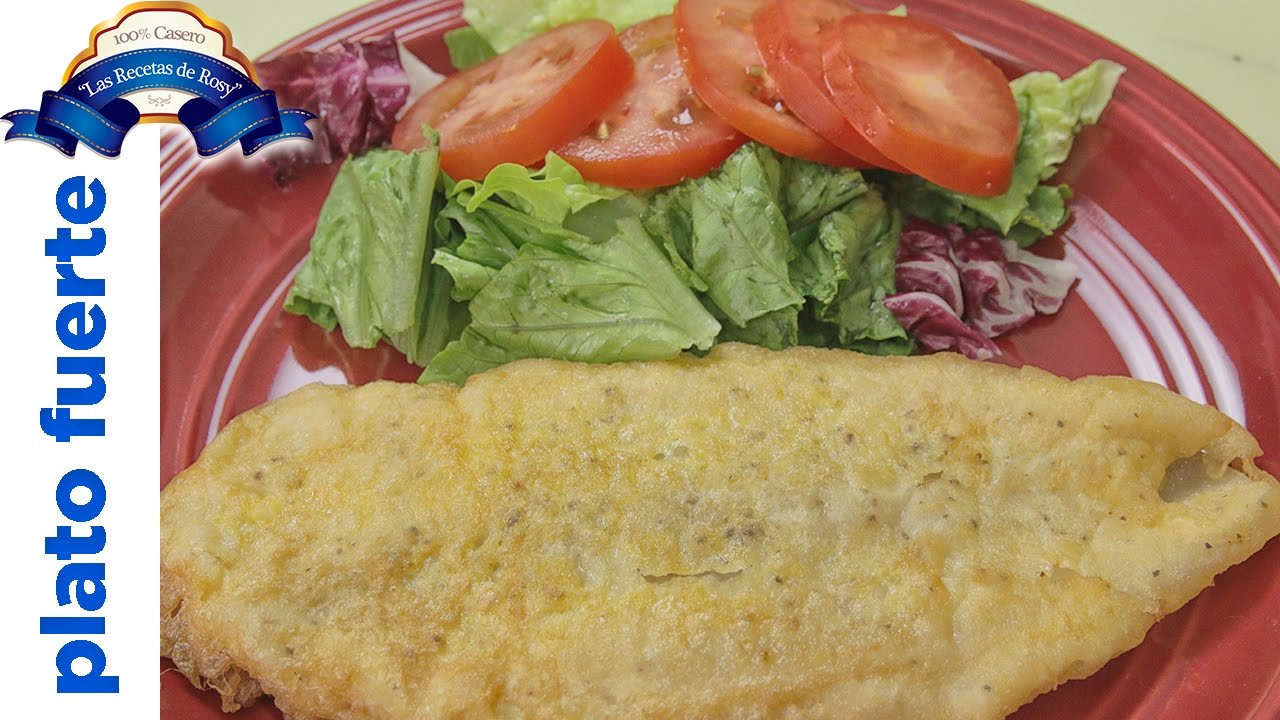 Delicioso pescado rebosado 💜💜💜 Las Recetas de Rosy - YouTube