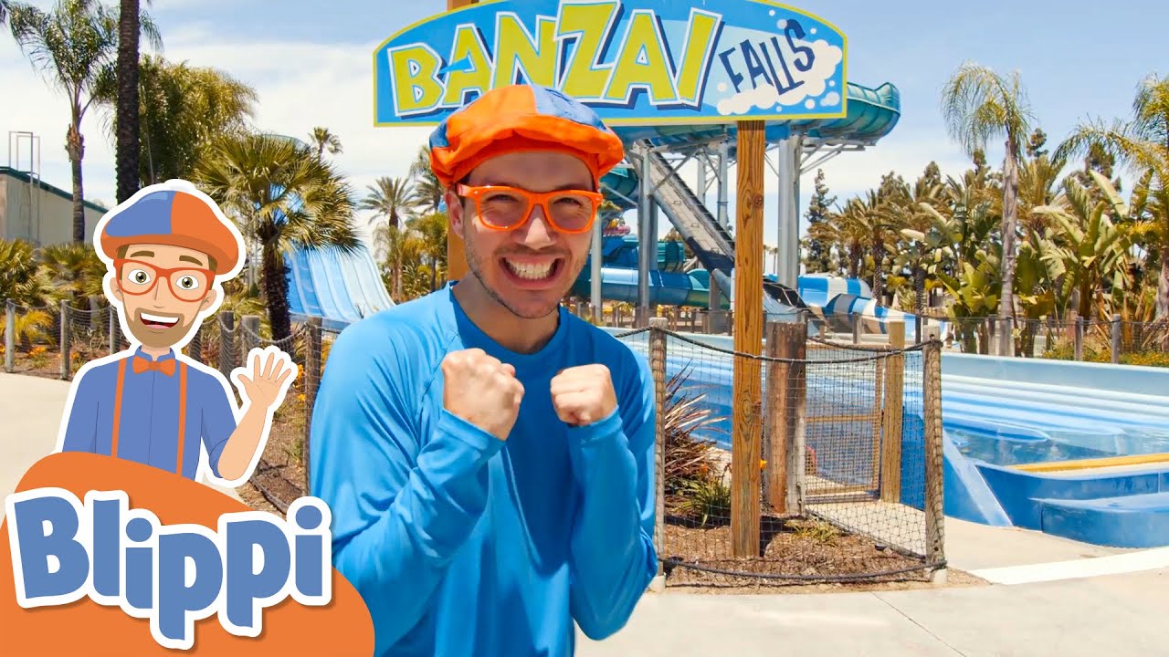 Blippi Explores a Water Park! | Fun And Educational Videos For Kids ...