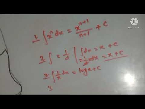 formula indefinite integration introduction - YouTube