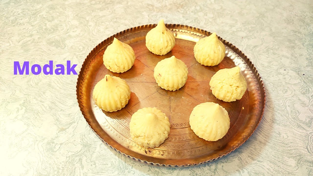 ना मावा ना मलाई , १५ मिनट में "गणपती बाप्पा"के लिए मोदक रेडी | Ganapati ...