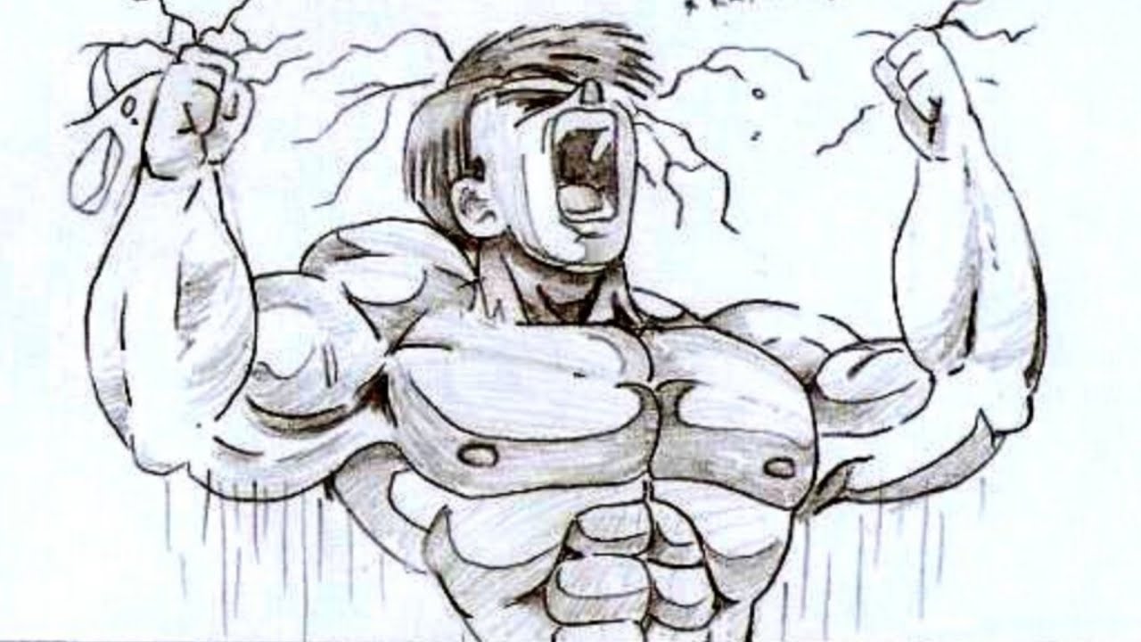 Test subject trunks - Muscle growth comic - YouTube