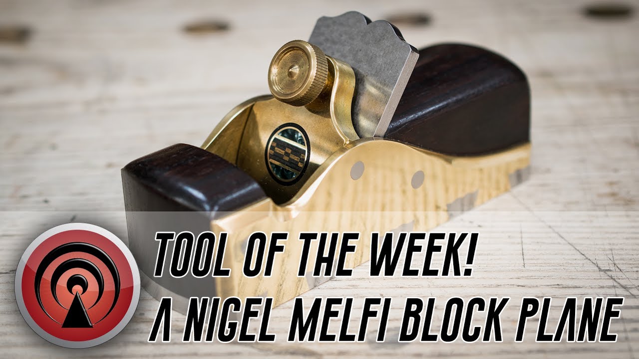 Tool of the Week! An INCREDIBLE Nigel Melfi Infill Block Plane - YouTube