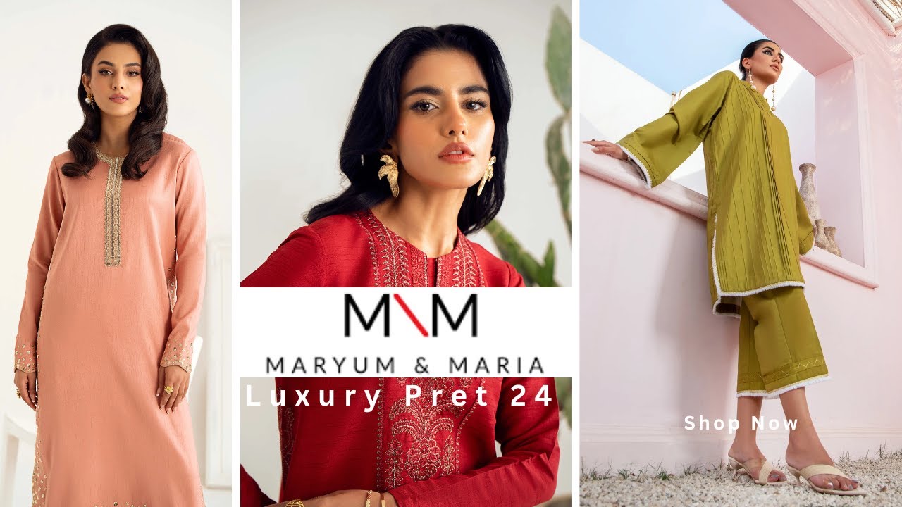 Maryum N Maria | Ready to Wear Collection 2024 | Luxury Pret | - YouTube
