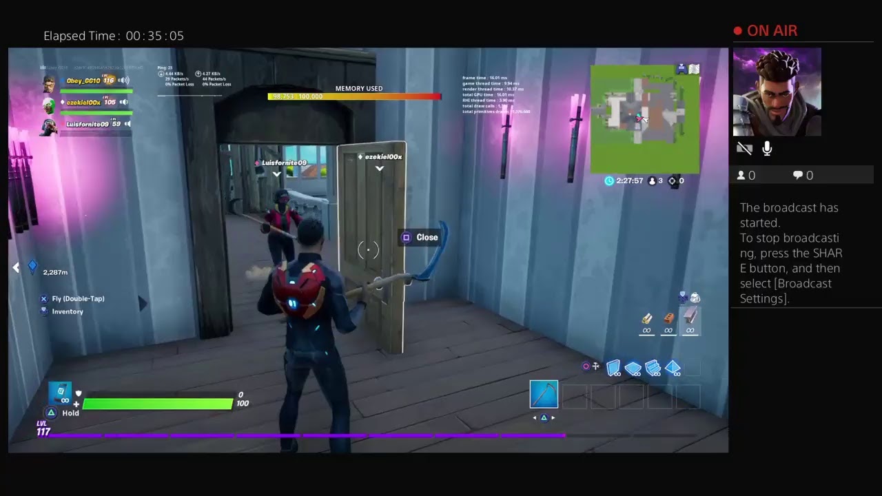 Fortnight playing arena or frends - YouTube