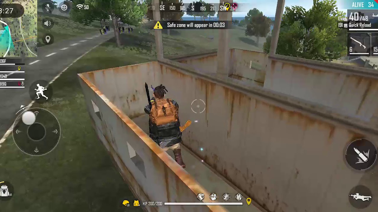 Garena free fire: Classic Squad match - YouTube