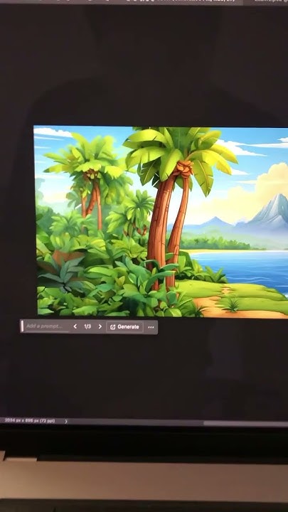 สร้างฉากแอนิเมชันด้วย Ai ใน Photoshop สำหรับการpan กล้อง ต่อฉากยาวๆได้