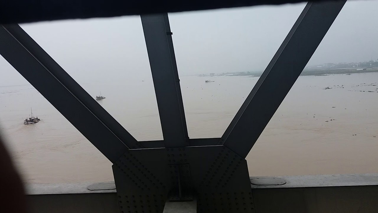 JP SETU bridge on river Ganga between Digha and Pahleja ghat - YouTube