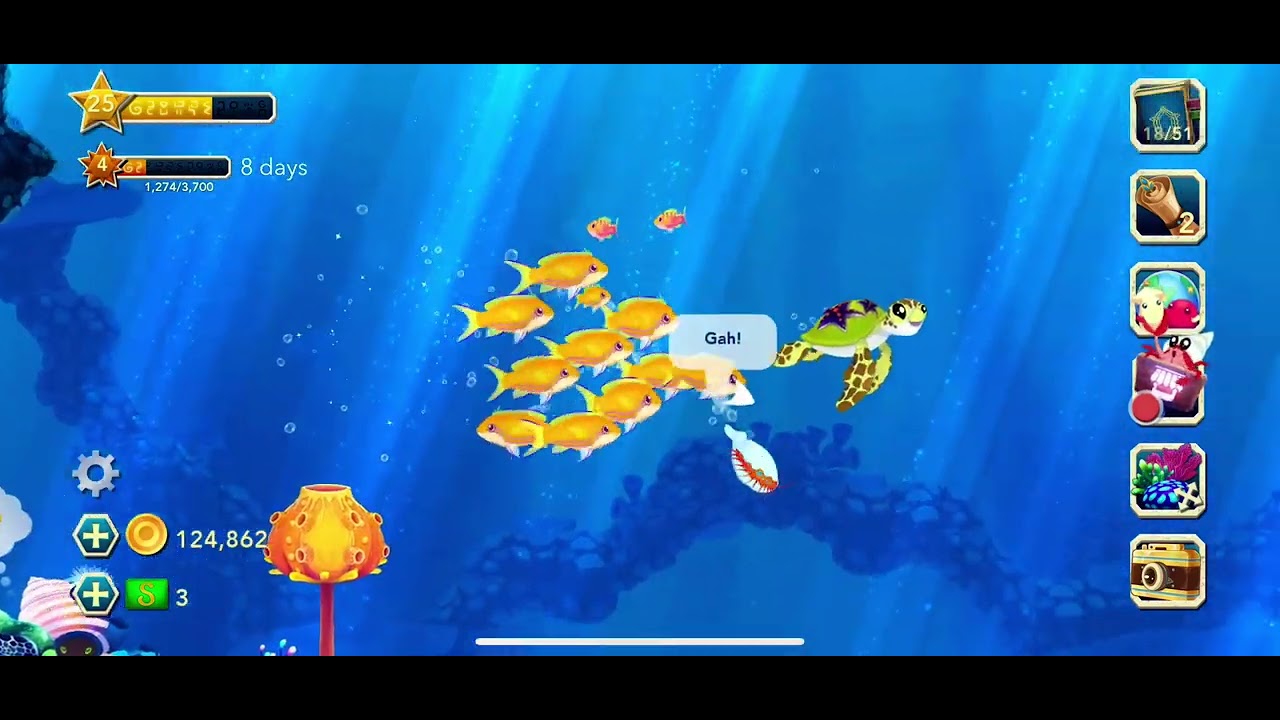 Splash fish sanctuary: White scallop Boss Fight - YouTube