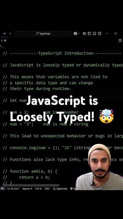 JavaScript is Loosely Typed! 🤯 - YouTube