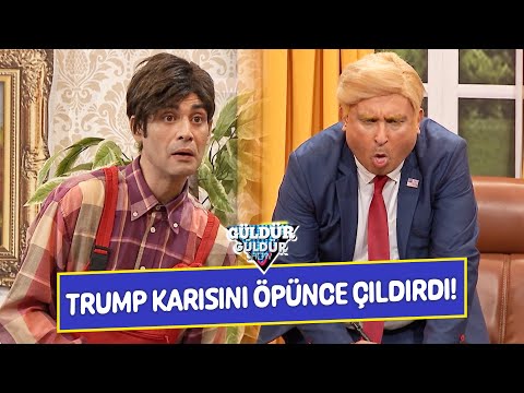 Trump Karısını Öpünce Çıldırdı! - Güldür Güldür Show