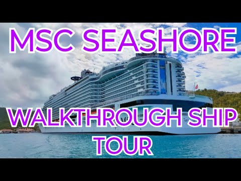 MSC Seashore Full Walkthrough Ship Tour! All Public Spaces Shown - YouTube