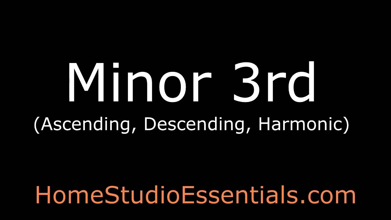Interval Ear Training: Minor 3rd (Ascending/Descending/Harmonic) - YouTube