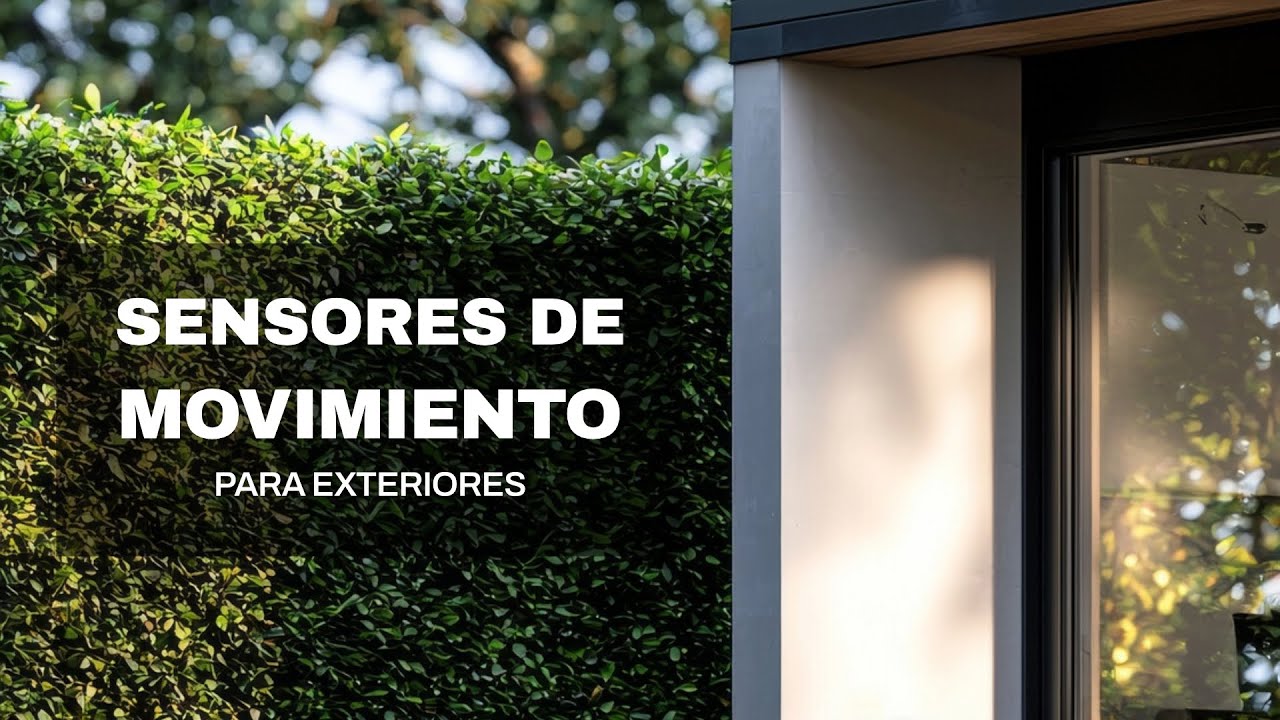 Protección perimetral con sensores de movimiento para exterior ...