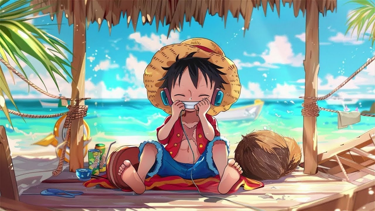 Luffy hip hop one piece 🏴‍☠️ lofi mix beats to sleep/chill to/relaxing ...