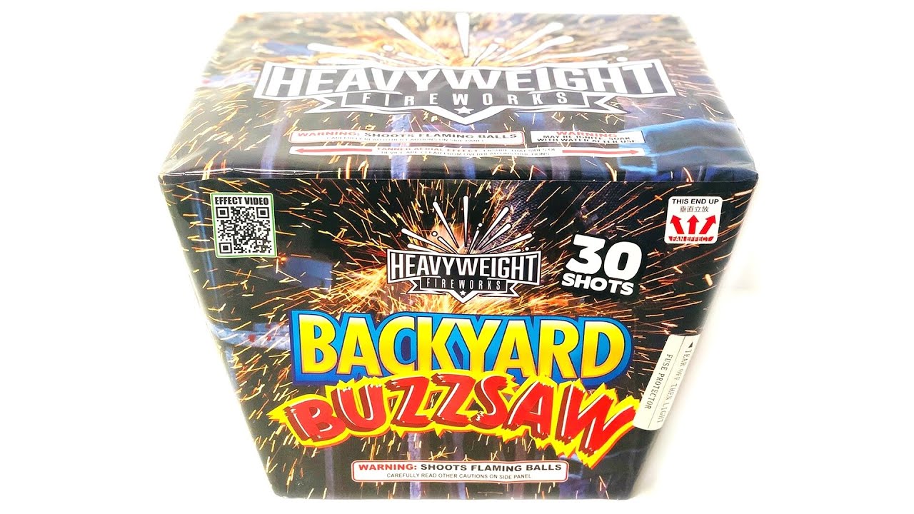 Backyard Buzzsaw By Heavyweight Fireworks - YouTube