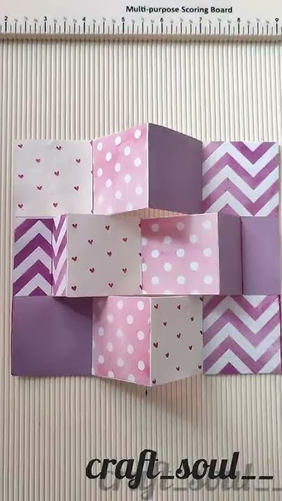 Zig Zag pop-up Card - YouTube