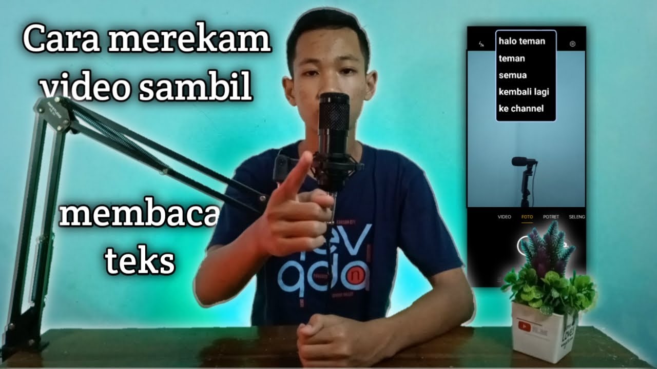 CARA MEREKAM VIDEO SAMBIL MEMBACA TEKS!!! - YouTube