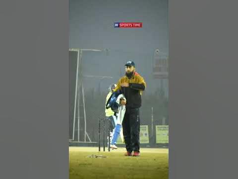 Ishtiyaq Rasool's last innings of year 2023 played in the Kashmir Cricket League Chandigarh ...
