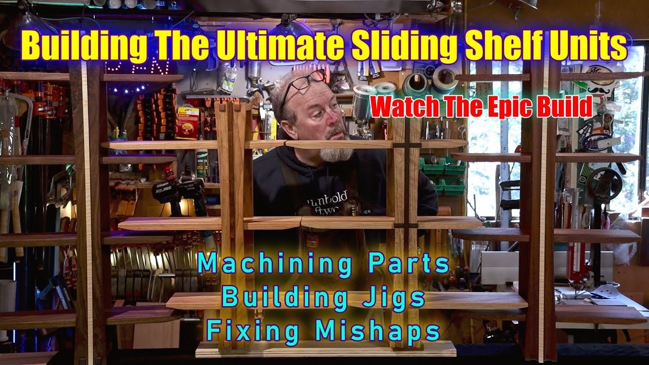 Building The Ultimate Sliding Shelf Unit 😱 Watch The Epic Build 😃👍 ...