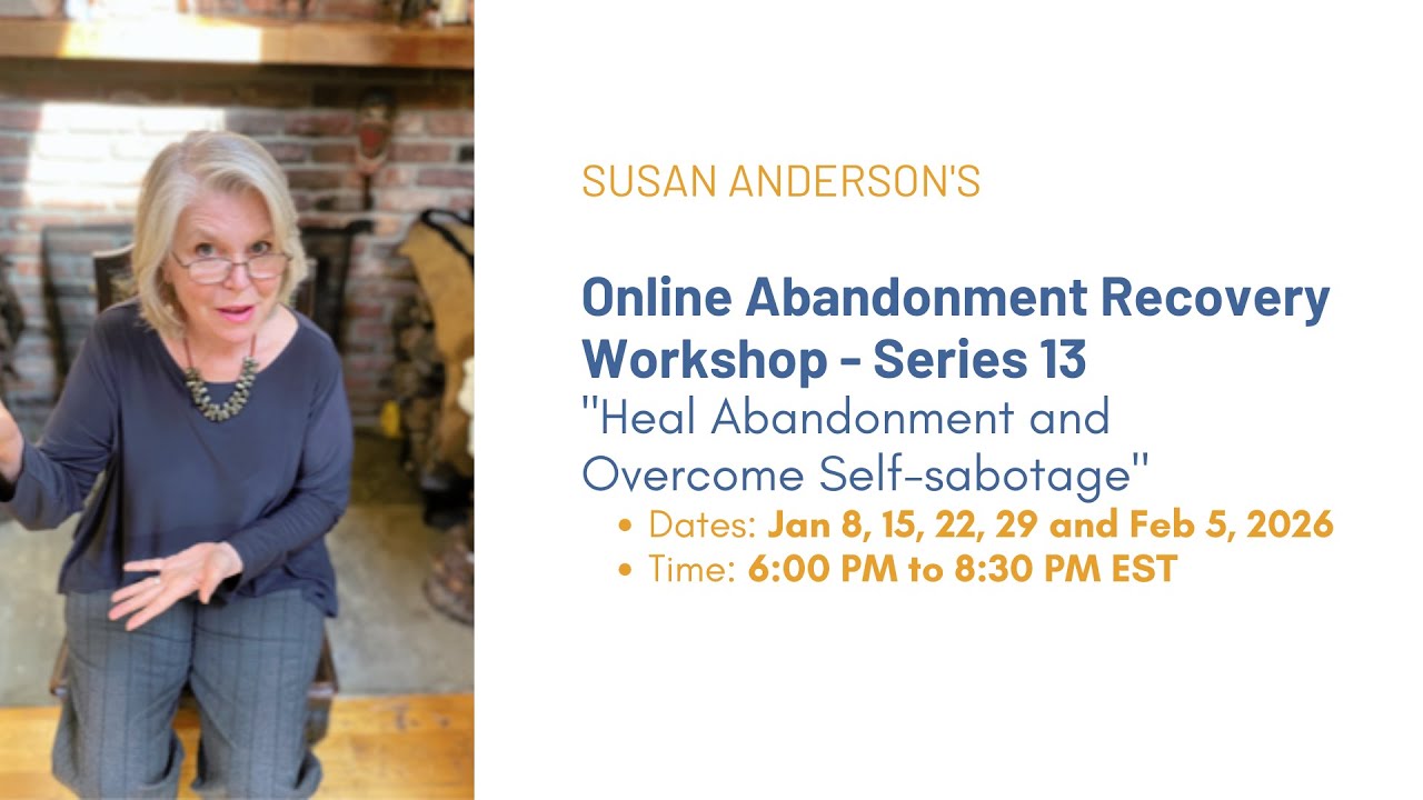 Online Abandonment Recovery Workshop by Susan Anderson - YouTube