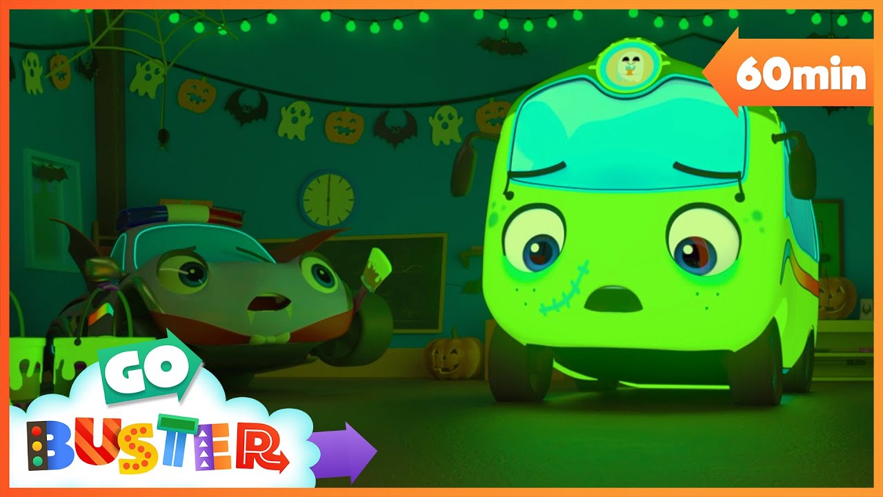 Buster can GLOW IN THE DARK | Go Buster's Adventures | Cartoons For ...