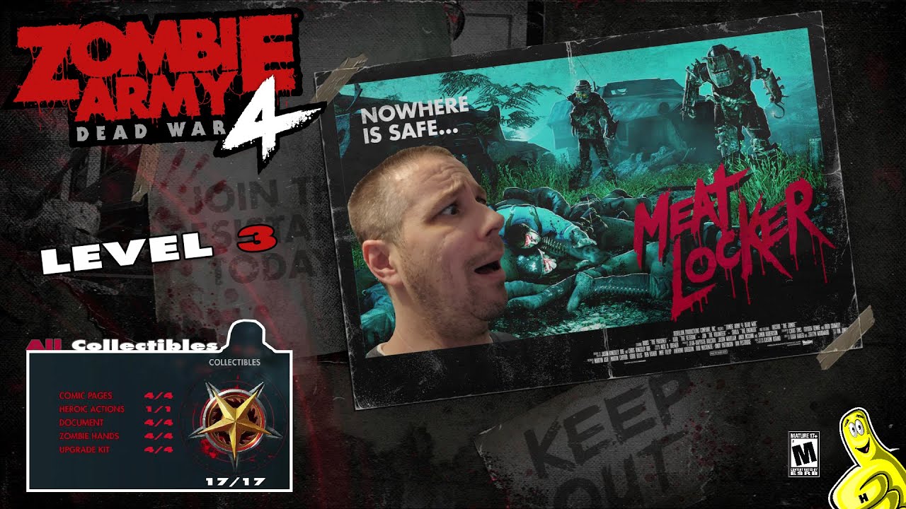 Zombie Army 4: Level 3 / Meat Locker (All Collectibles) - HTG - YouTube