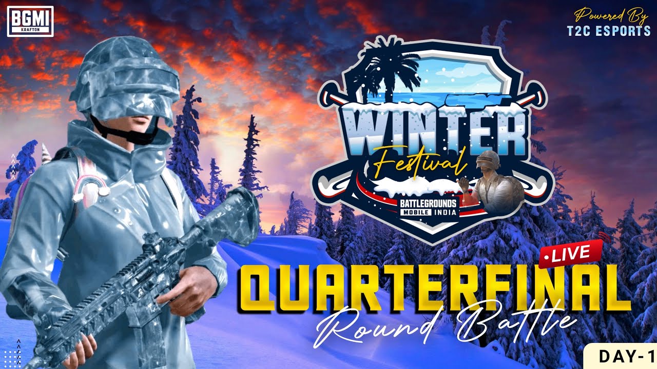 [HINDI] QUARTER FINAL | 30,000 INR WINTER FESTIVAL | BGMI TOURNAMENT ...