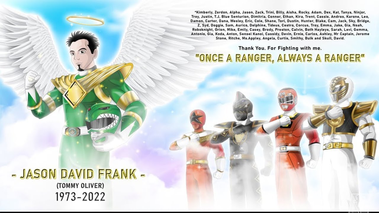 Jason David Frank (Rest in Peace) | Power Rangers - YouTube