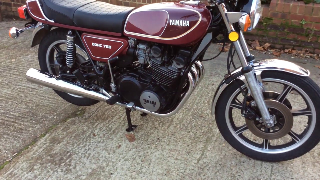 Yamaha XS750 Triple 1977 Walkround. - YouTube