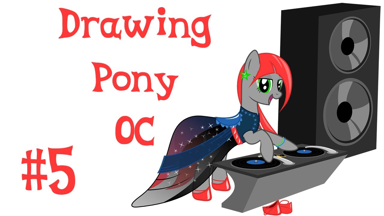 Drawing pony OC #2 Gala dress - YouTube