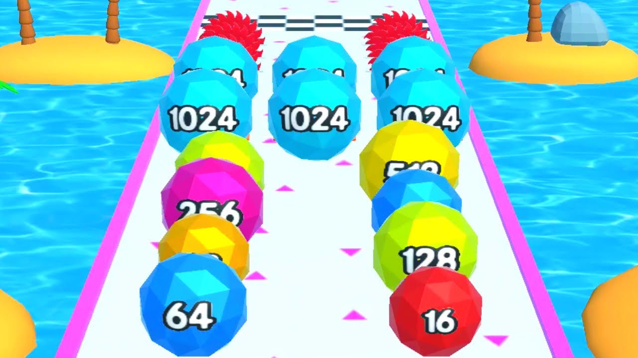 2048 Runner Balls: Ball games ! All Levels Gameplay (794-799) android ...