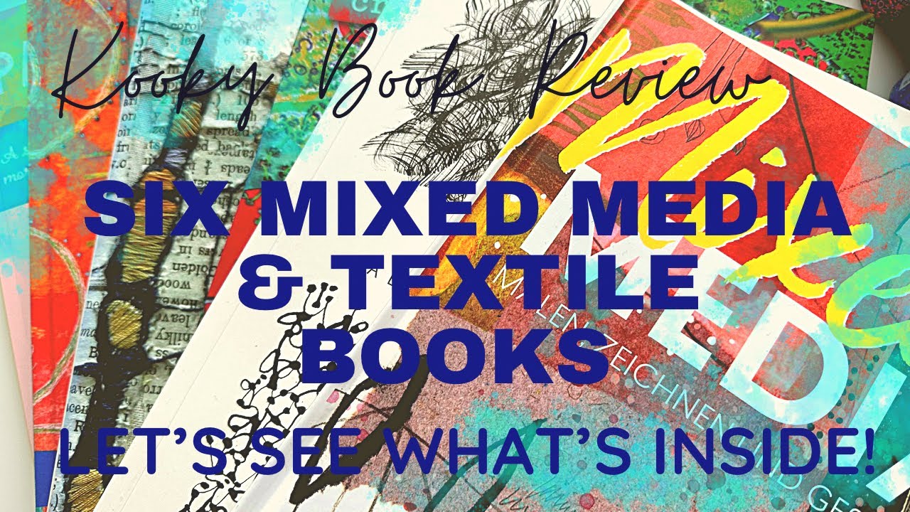 Kooky Book Flick - SIX MIXED MEDIA AND TEXTILE BOOKS - YouTube