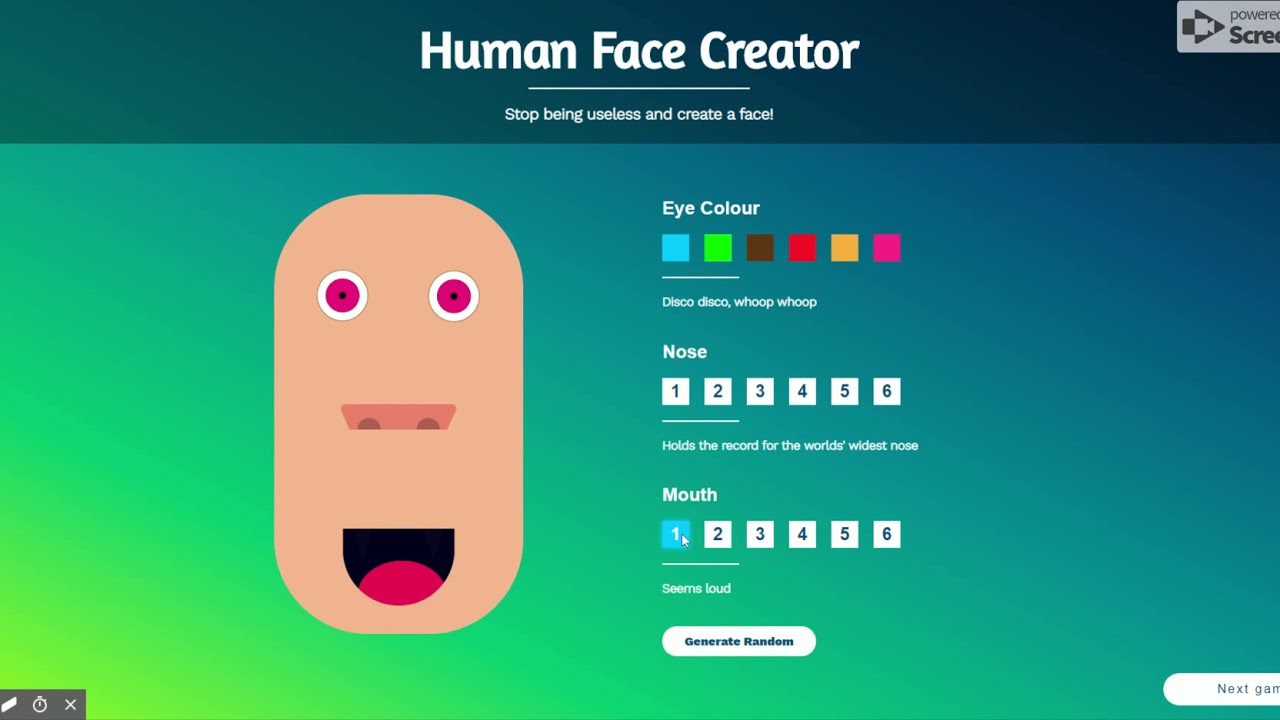 Human Face Creator - YouTube