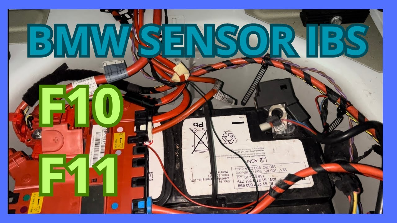 BMW SENSOR IBS 🚗 - YouTube