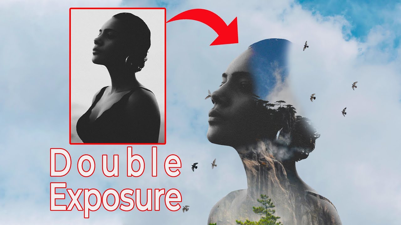 Double Exposure Effect in Photoshop I Easy Manipulation Effect Tutorial ...